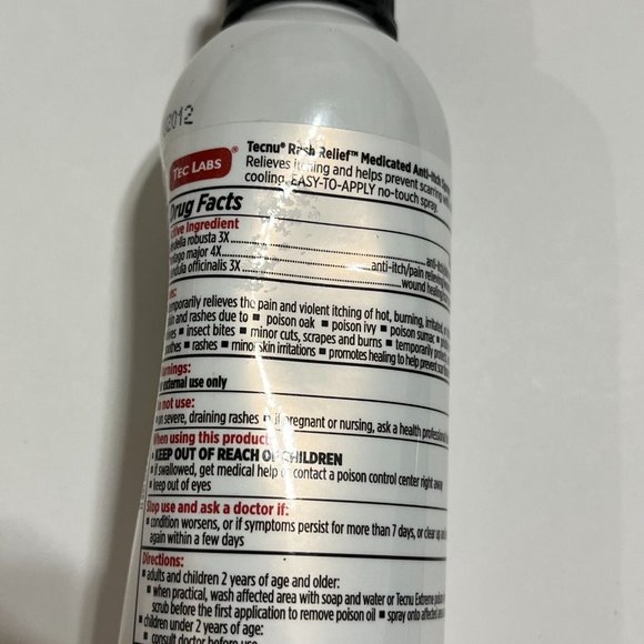 Tecnu | Skincare | Tecnu Rash Relief Medicated Antiitch Spray Soothes ...